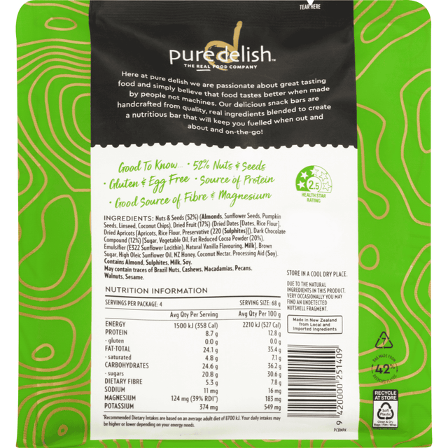 Primal Choc Bar Multi Pack – Pure Delish Ltd
